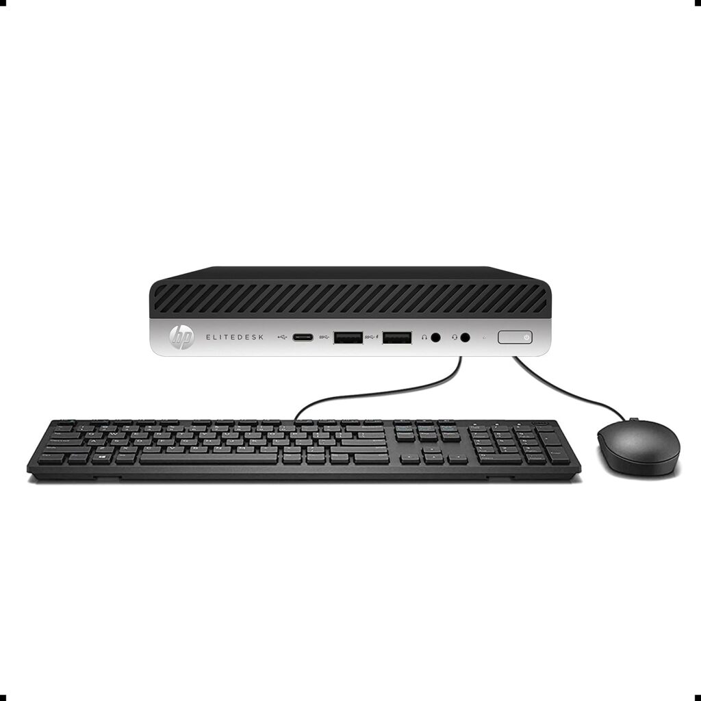 USED HP Micro Desktop Computer 800 G3 Elite desk Mini Business PC ...